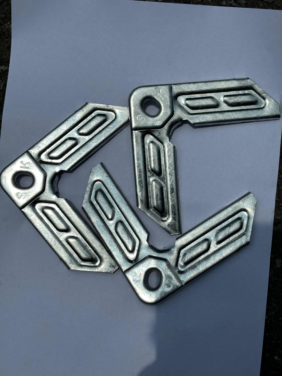 Galvanized TDF Clip And TDF Corner Pieces - SK Industries PTE LTD